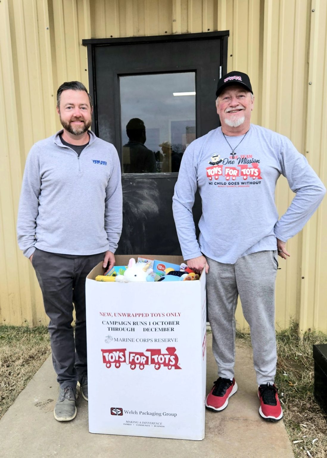 Viking-Cives Midwest Gathers Toys for Marine Corps Reserve Toys for Tots